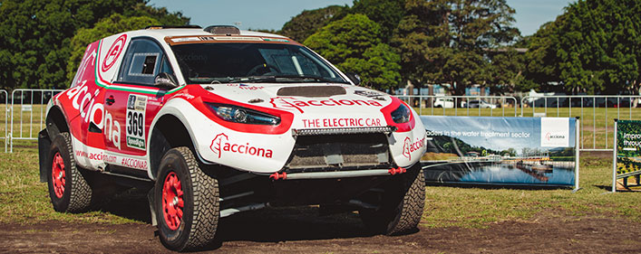 ACCIONA’S electric rally car to make Australian debut