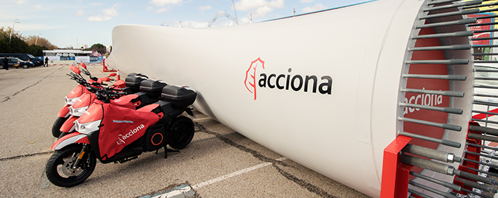 ACCIONA promueve la movilidad sostenible en la COP25 con un operativo ...