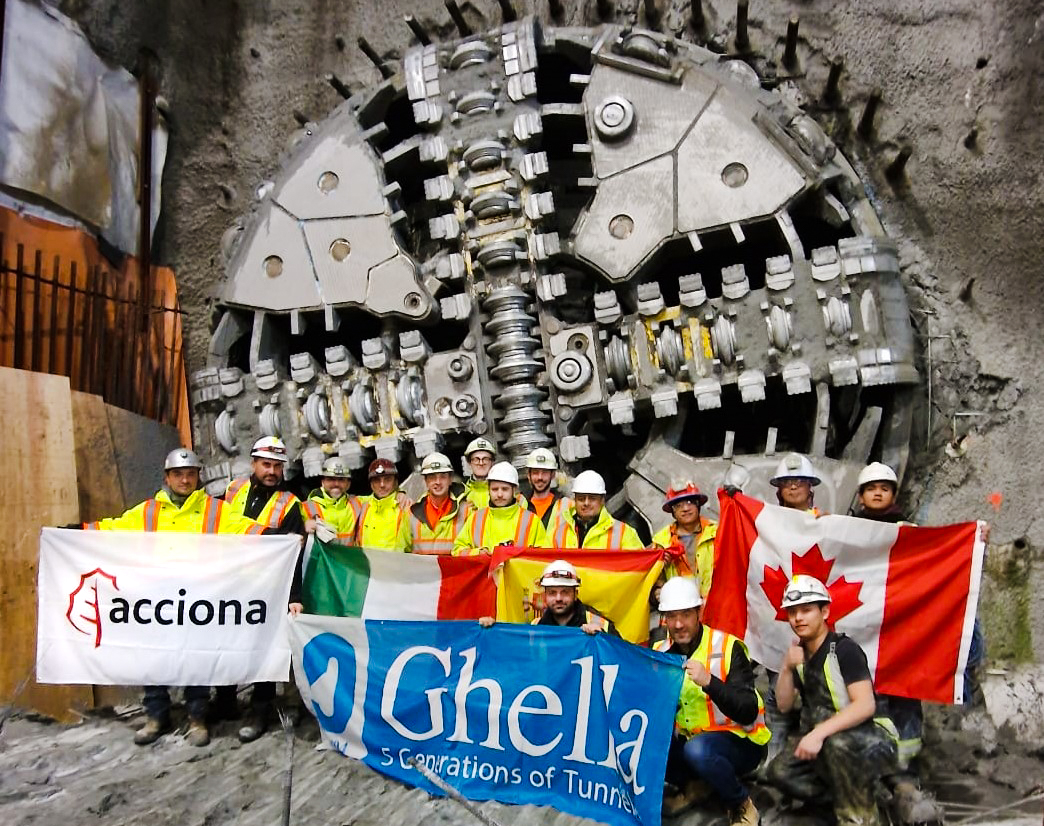 Second Tunnel Boring Machine Breaks Through at ACCIONA's Broadway ...