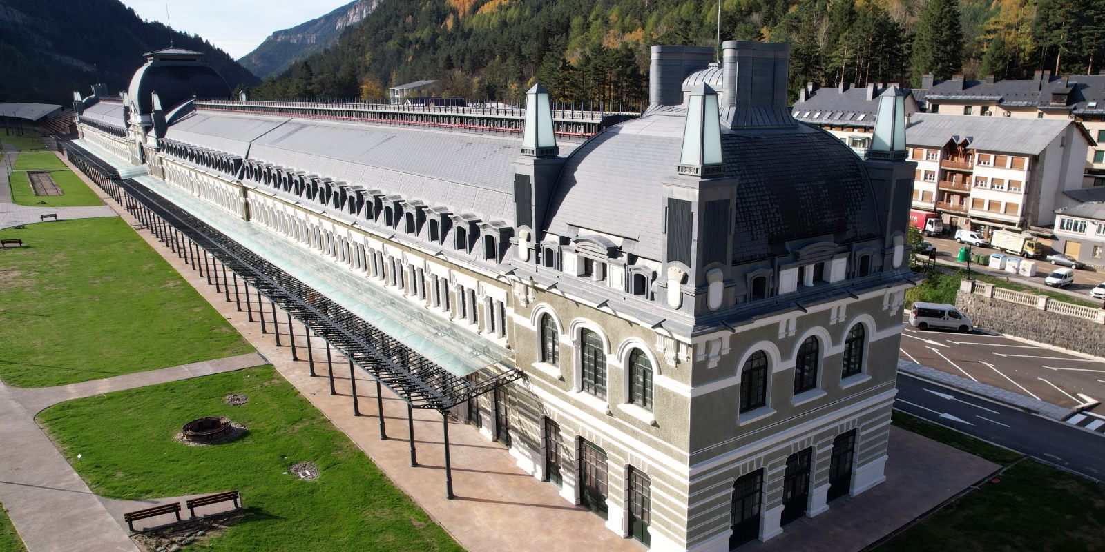 Canfranc International Station, renovated by ACCIONA, receives three ...